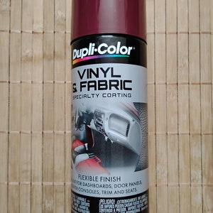 Dupli-color Burgundy Vinyl and Fabric Coating Spray Aerosol Paint, 11oz ...