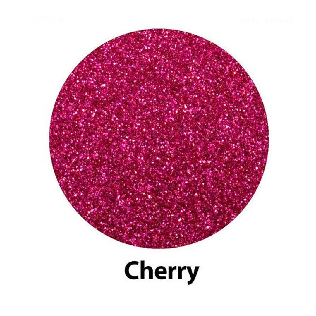 Cherry Red High Glitter HTV Iron on Heat Transfer Vinyl for Most ...