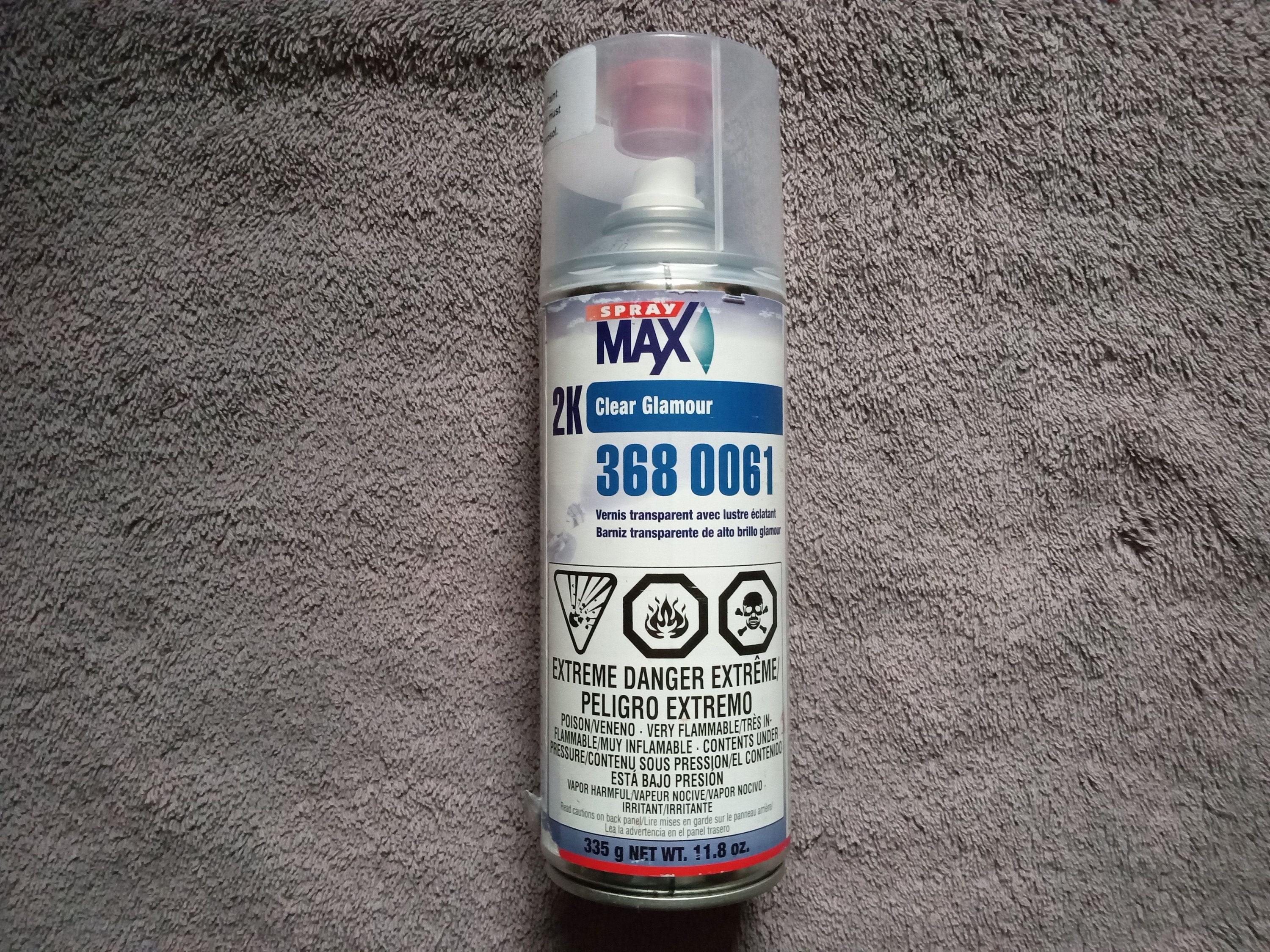 USC Spray Max 2K Clear Glamour High Gloss Aerosol Clear Coat Paint 368 ...