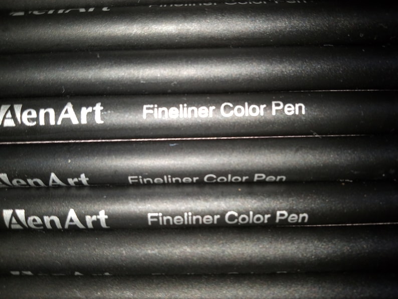 36 Colors Fineliner Pens, Markers; Drawing, Writing, Note Taking ...