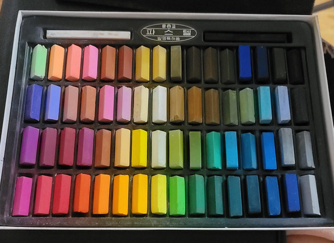 64 Colors Soft Pastel Square Chalk, Non Toxic, Pastel Pencil Art Set - Etsy