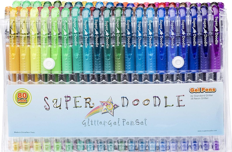80 Coloring Gel Pens; Adult Coloring Books, Drawing, Bible Study ...