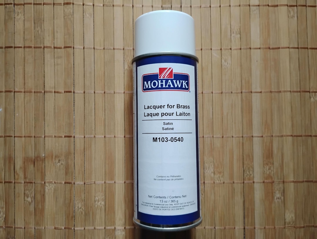 Satin Mohawk Lacquer for Brass, Bronze, Nickel, Silver, Tin, Aluminum ...