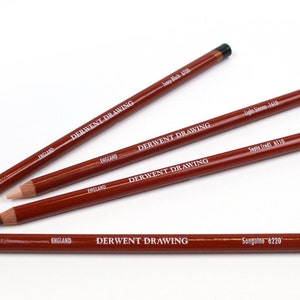 Derwent Colored Drawing Set of 6 Pencils; Soft, Creamy 5mm Leads ...