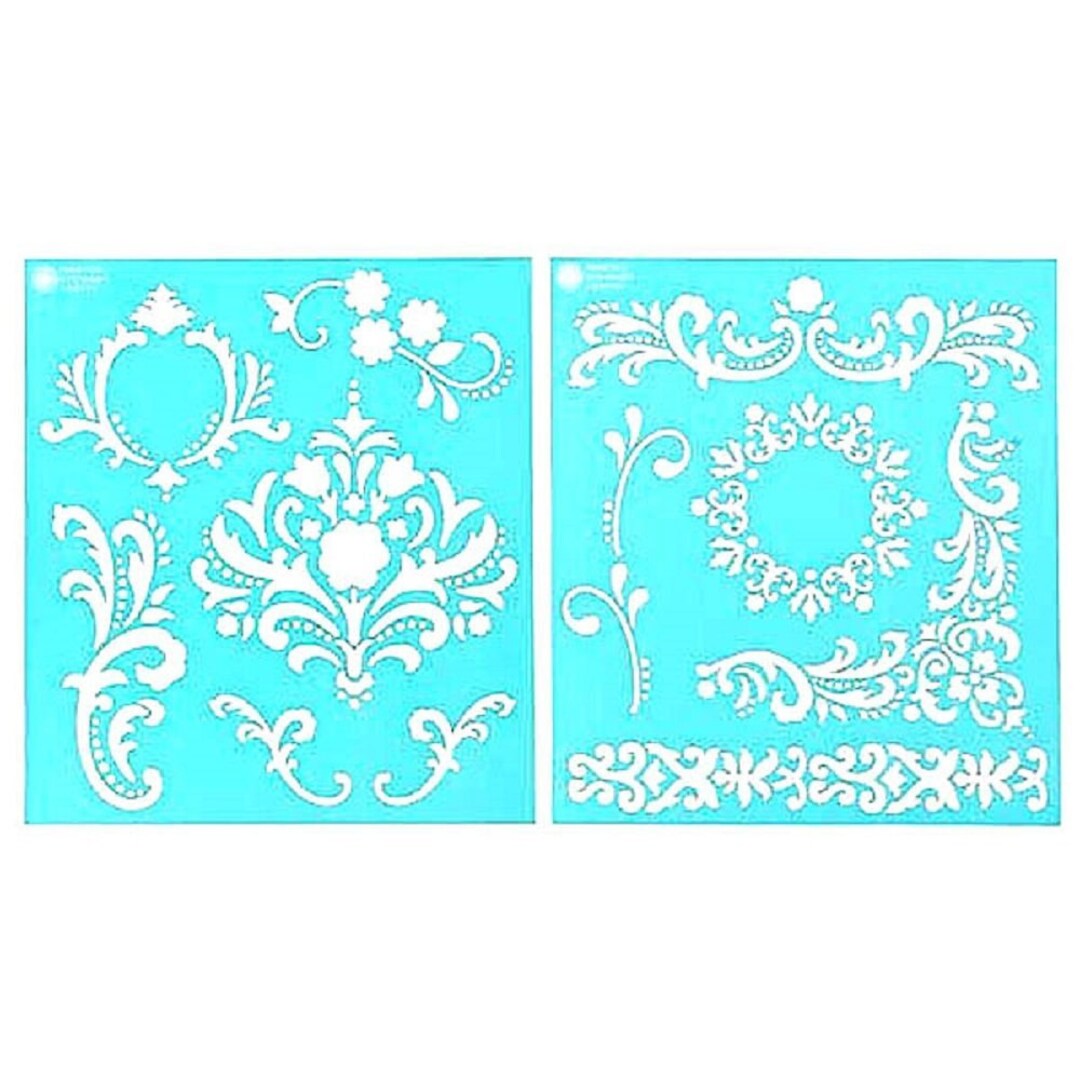 Flourish Template Stencil Guide Quilt, Paint, Glass Etching, Greeting ...