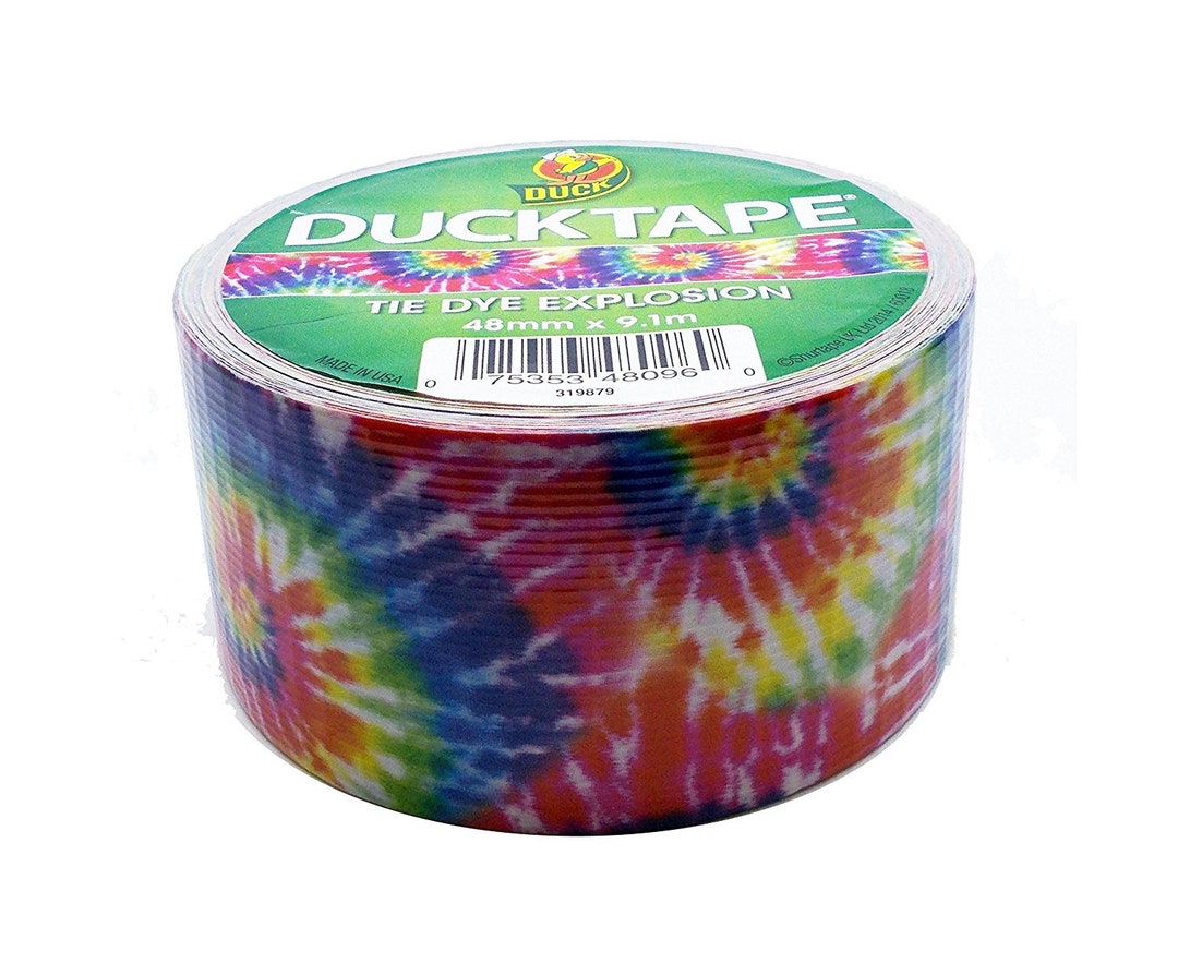 Tie Dye Printed Duct Washi Tape, 1.88" (48mm) X 10Y (9M) Decorations ...