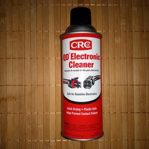 CRC QD Electronic Cleaner, 11 Wt Oz, 311g Aerosole Spray, Residue Free ...