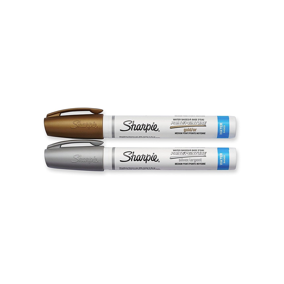 Gold & Silver Metallic Sharpie Paint Pen Markers Medium Point | Etsy