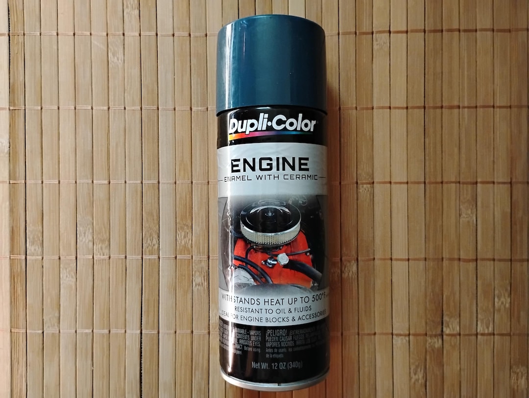 Dupli-color Chevrolet Blue Engine Enamel Spray Aerosol Paint With ...