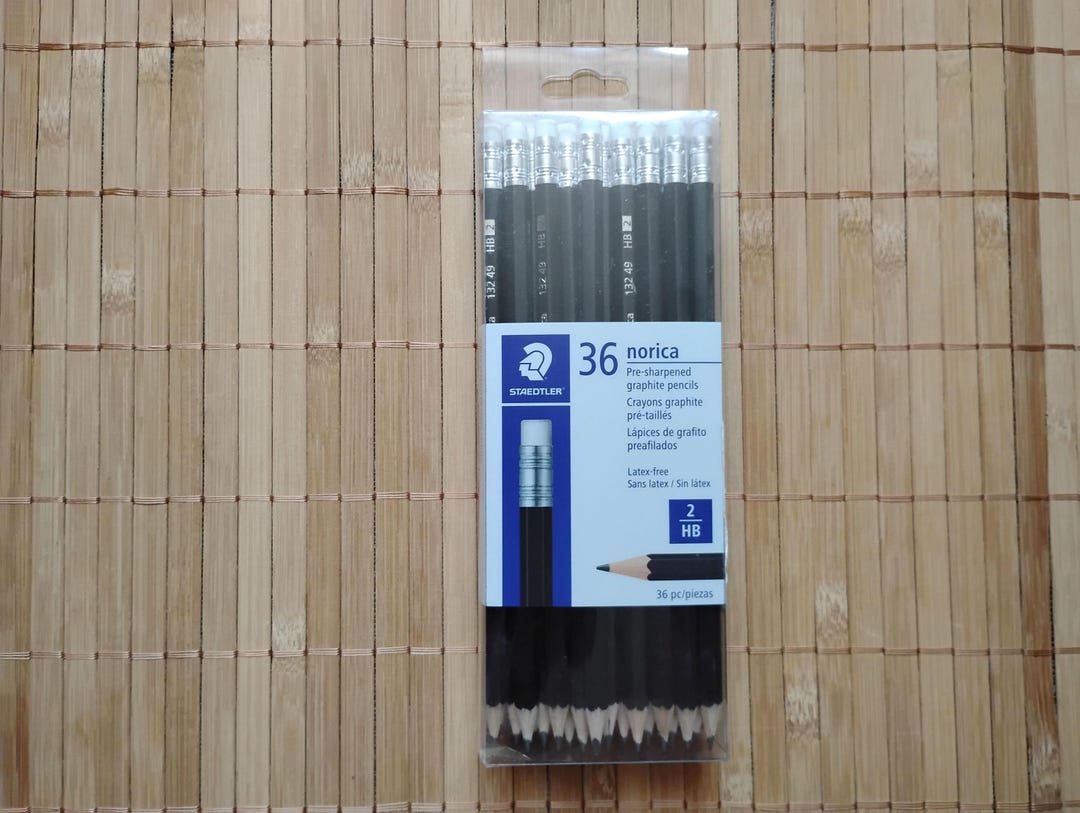 36 Staedtler Norica HB #2 Pencil; Graphite, Black, Presharpened ...