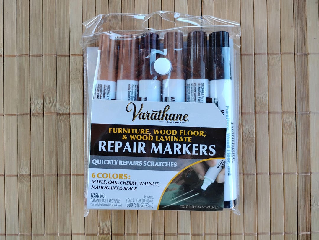 Wood Stain Repair Markers, Maple, Oak, Cherry, Walnut, Mahogany and ...
