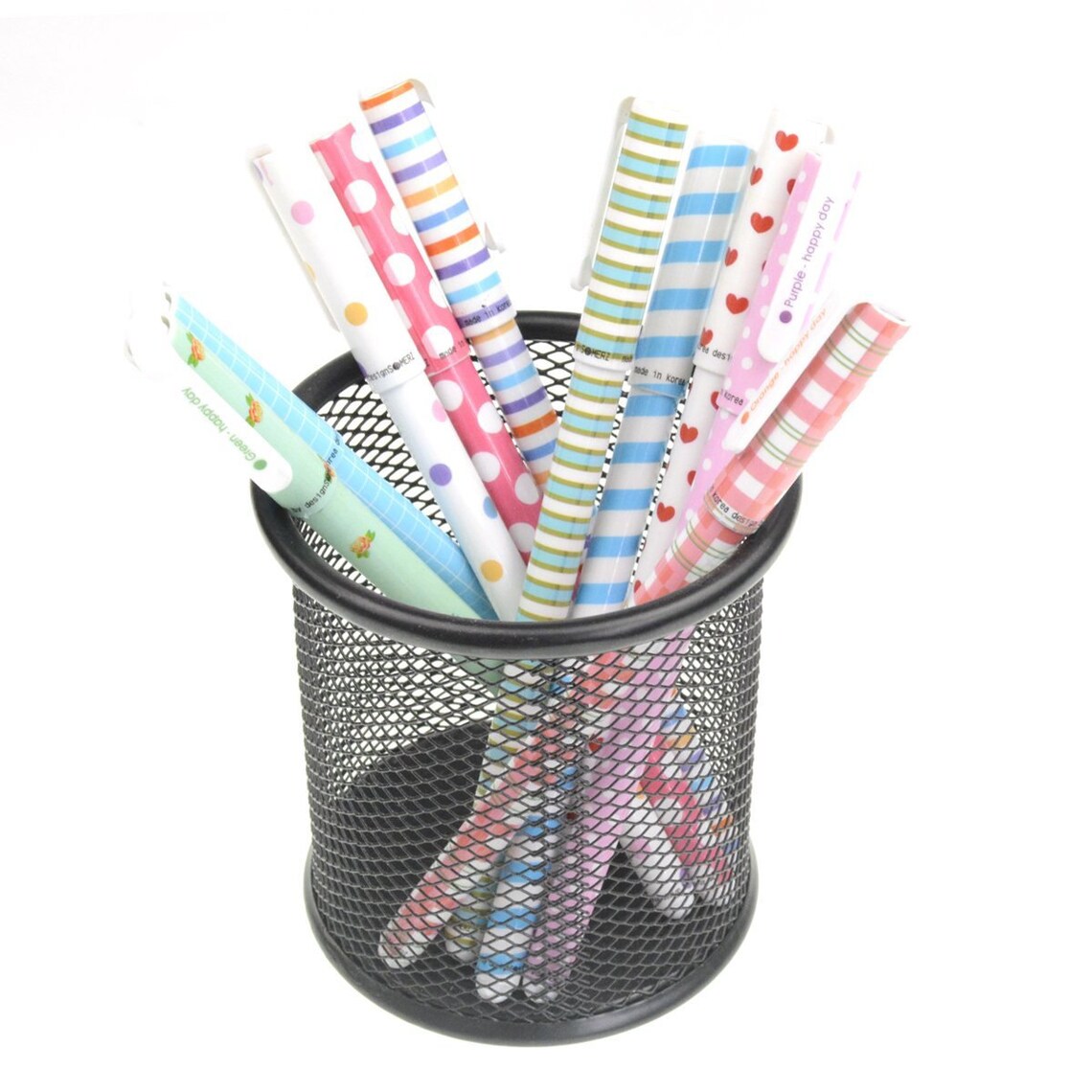 10 Color Kawaii Pens Cute Pens Korean Colored Gel Ink Pens | Etsy