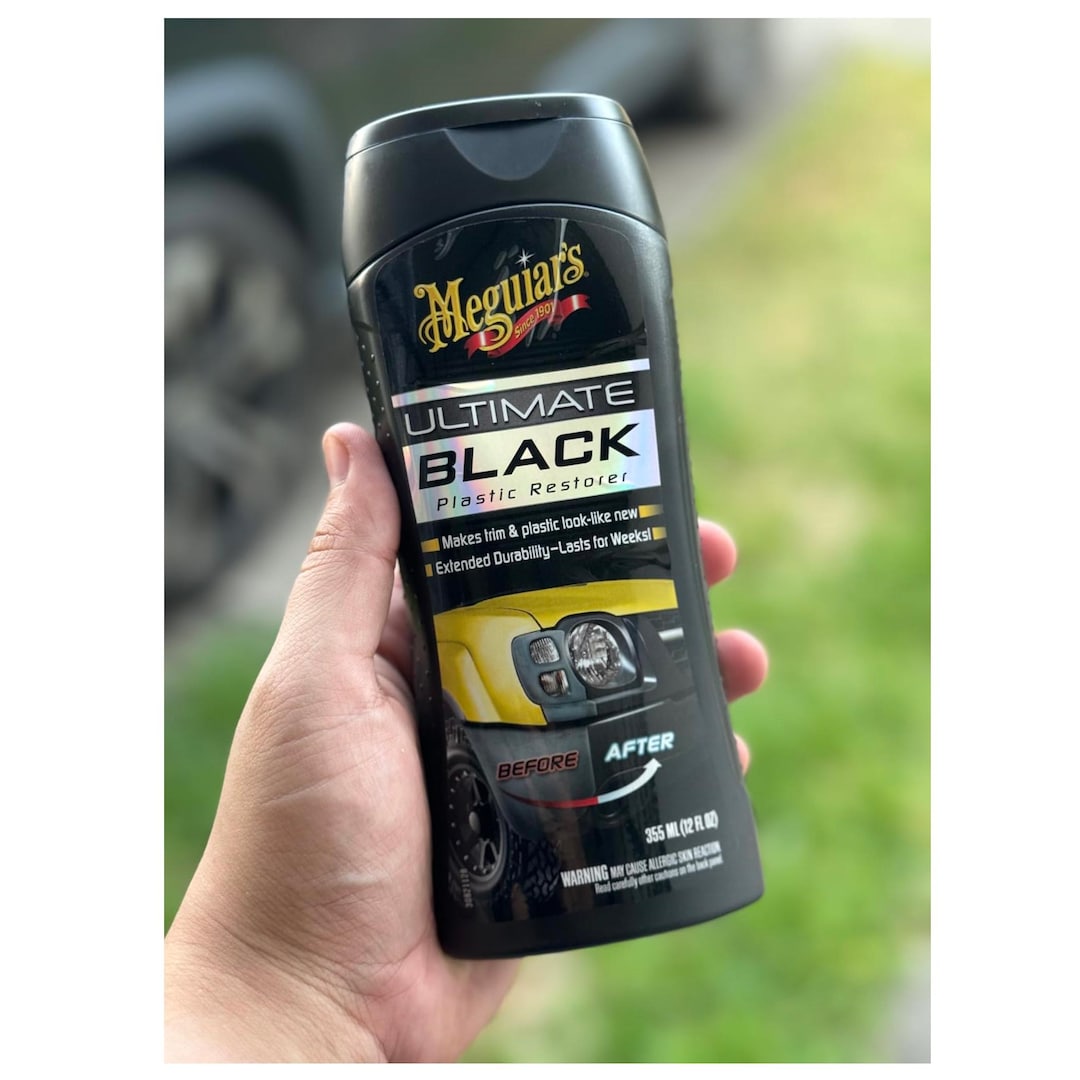 Meguiar's Ultimate Black Plastic Restorer, Long-lasting UV Protection ...