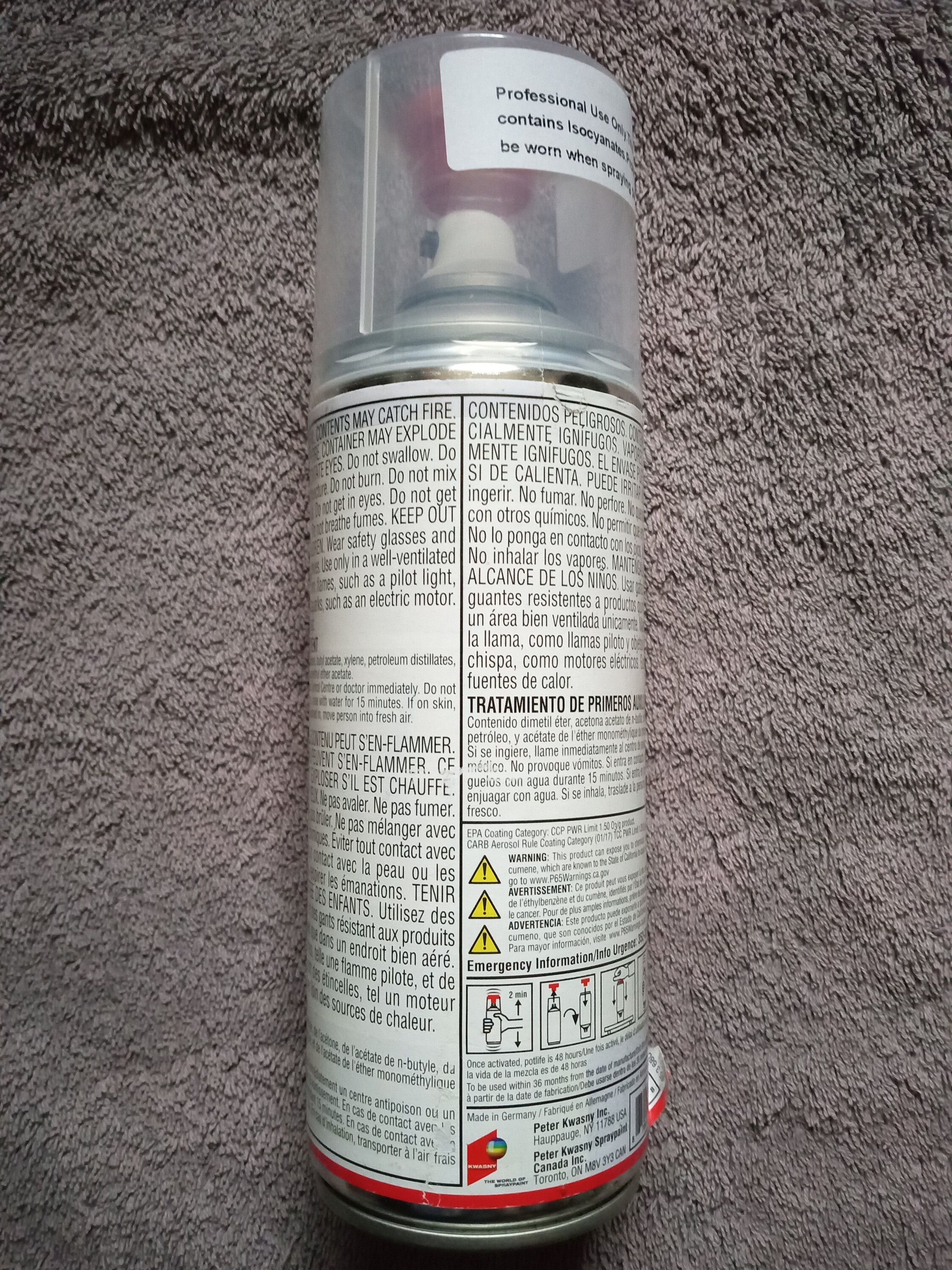 USC Spray Max 2K Clear Glamour High Gloss Aerosol Clear Coat Paint 368 ...