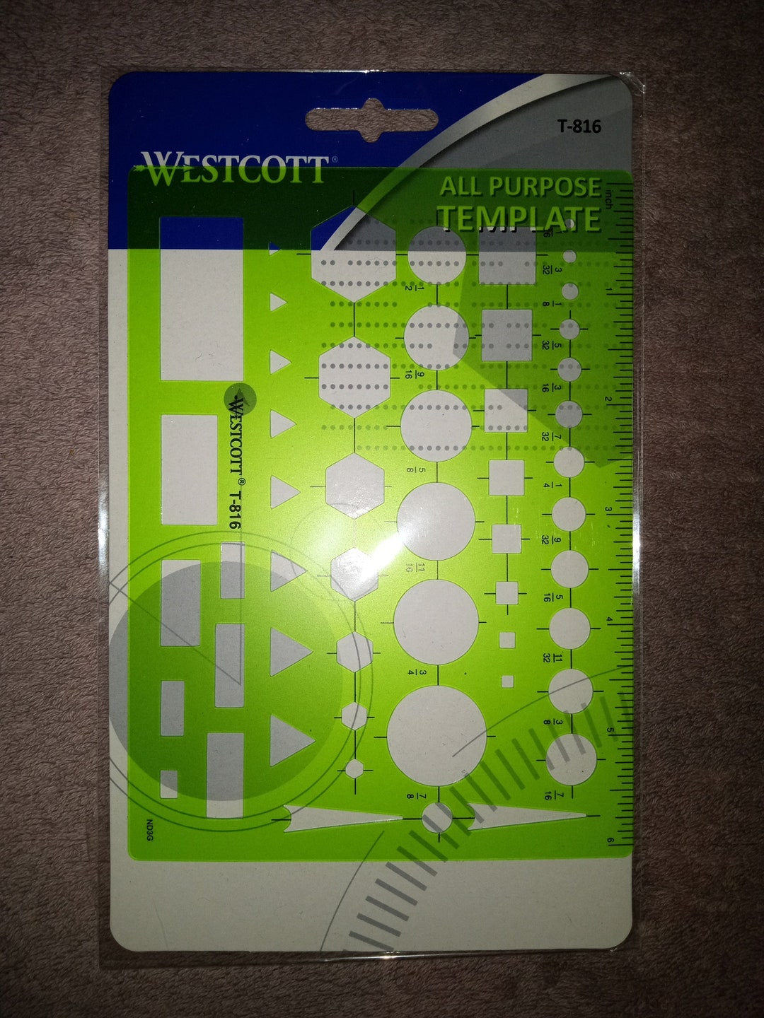 All Purpose Technical Drawing Template Stencil, Shapes, Lettering ...