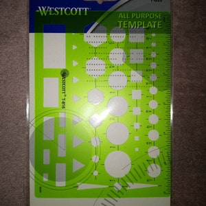 All Purpose Technical Drawing Template Stencil, Shapes, Lettering ...