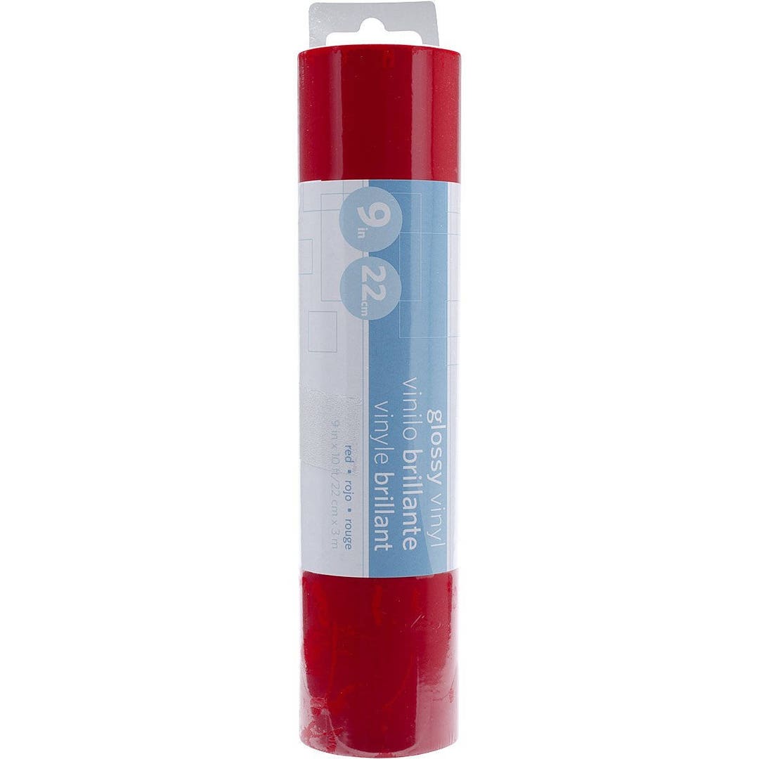 Red Glossy Permanent Vinyl, Decals, Labels, Etc. Cut by Hand or W ...