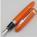 Classic Heavy Orange Fountain Pen, Medium Nib Silver Trim Fountain Pen ...