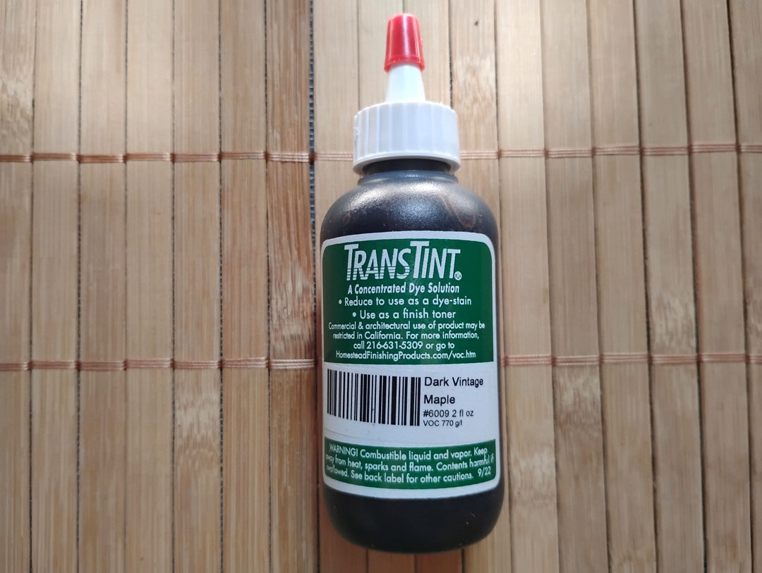 Dark Vintage Maple Concentrated Wood Dye Solution, Transtint 6009 - Etsy