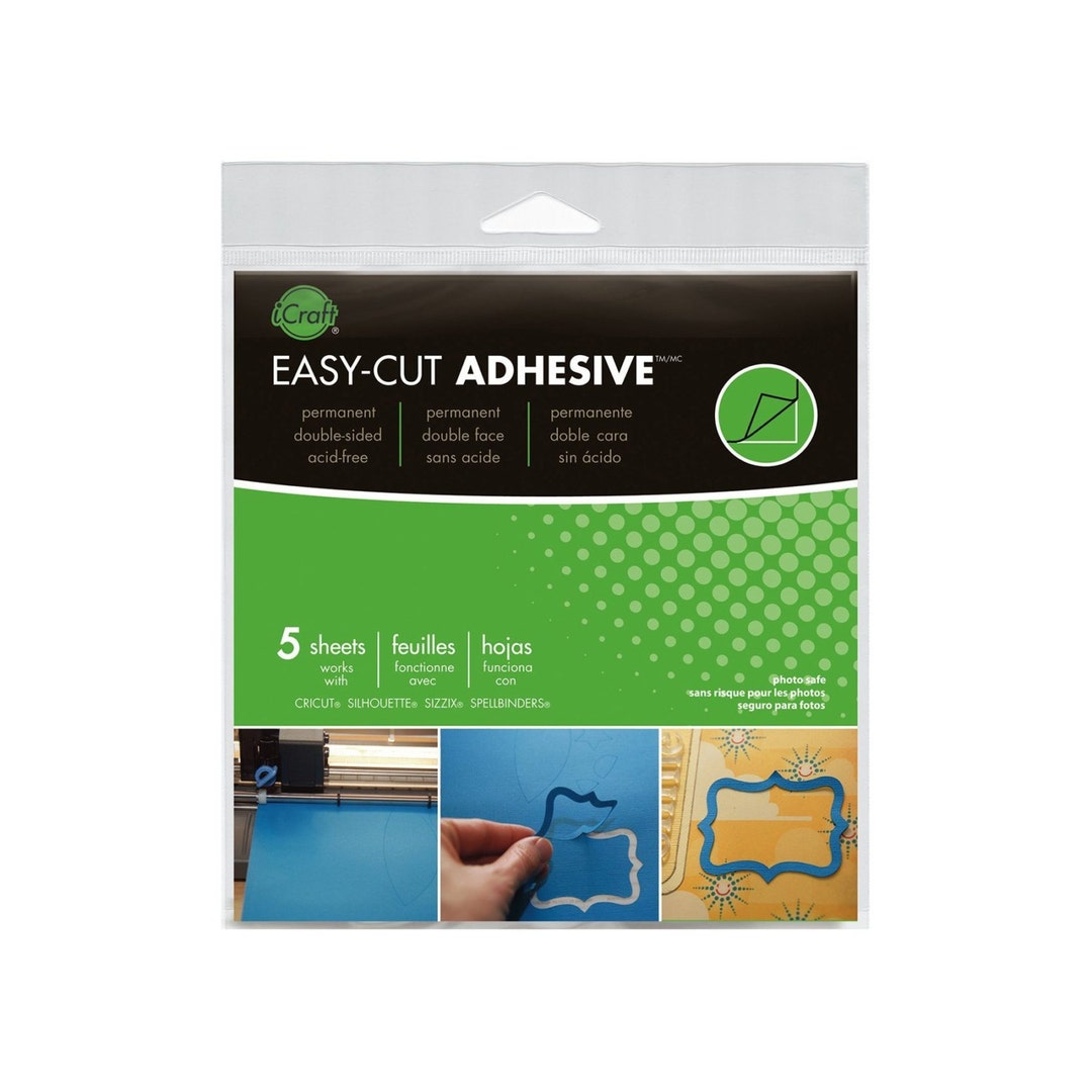 5 Adhesive Sheets for Die-cut Machines, Punches. Heat Resistant to 250 ...