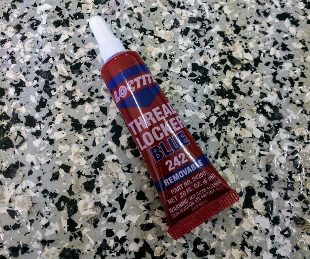 Removable Thread Lock Glue for Nuts, Bolts and Fasteners, Medium ...