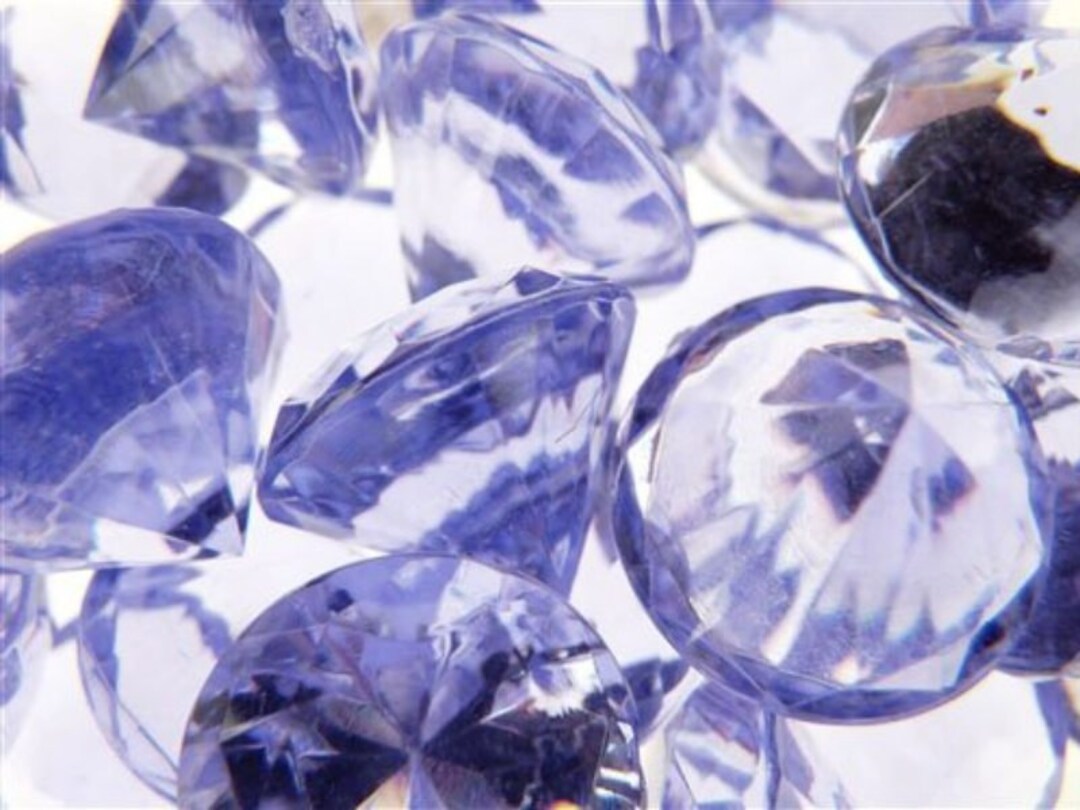 1 Lb of Lavender Acrylic Diamonds; 3/4", Wedding Decorations, Ornaments ...