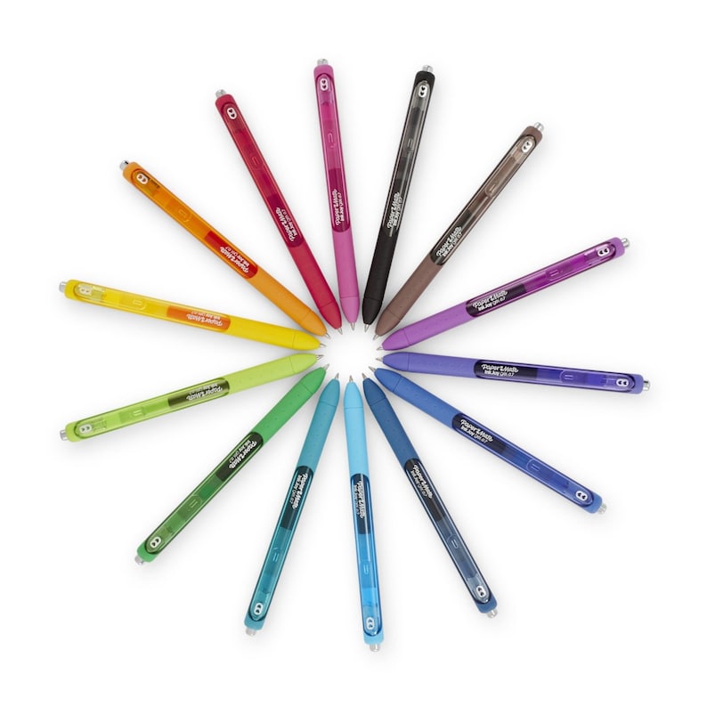 14 Retractable Colored Gel Pens; Adult Coloring Books, Drawing, Bible ...