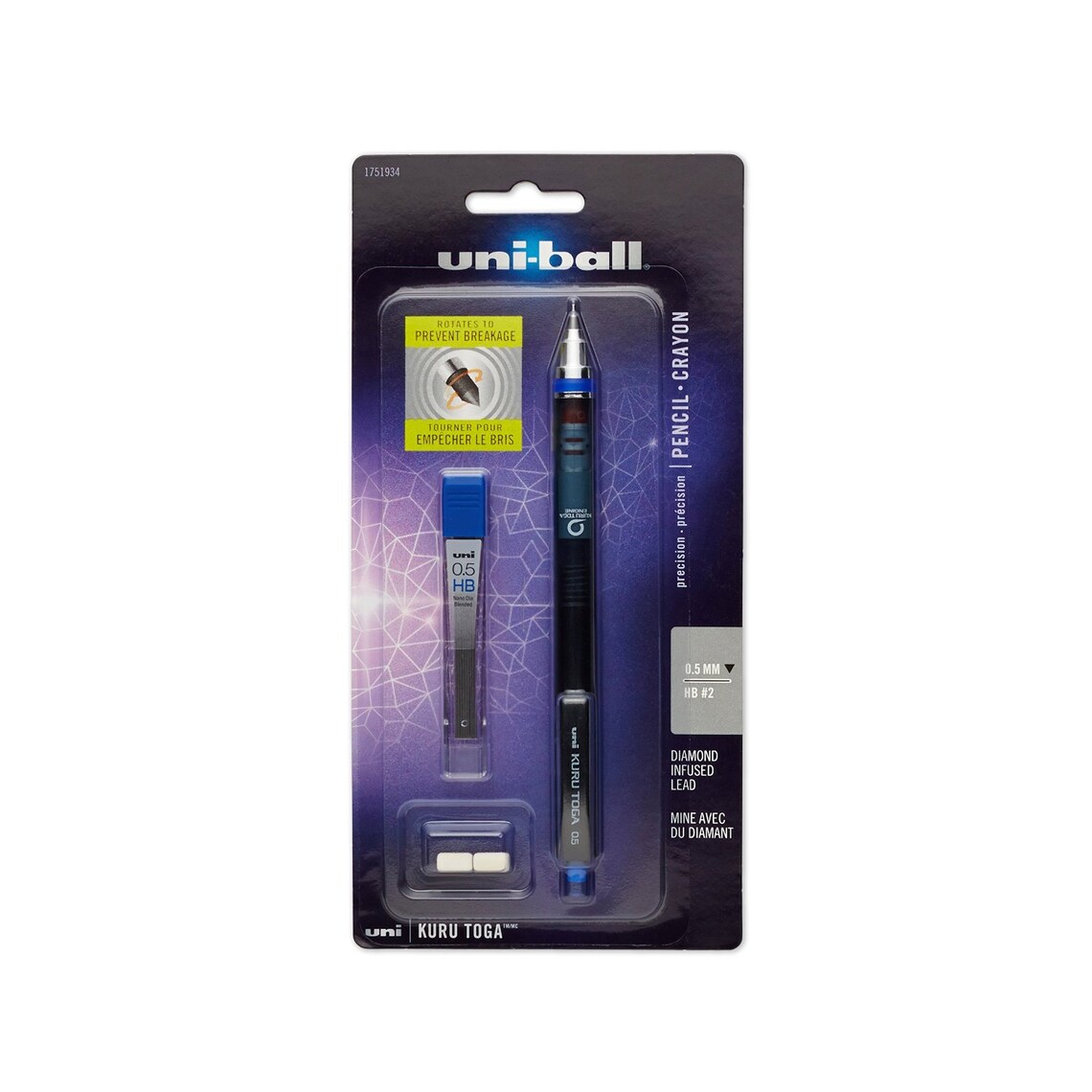 0.5mm Uni-ball Kurutoga Mechanical Pencil, Uni-ball Kurutoga Automatic ...