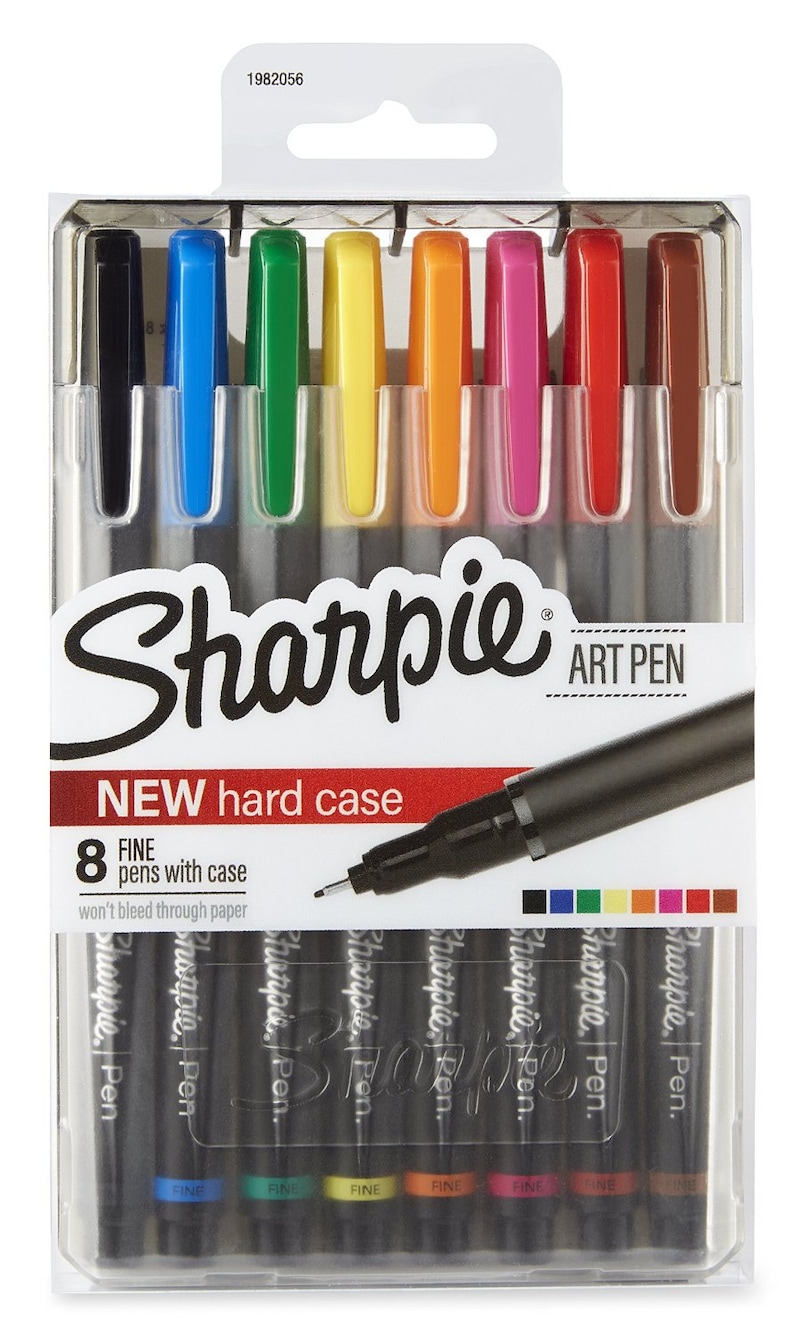 8 Sharpie Art Pens Writing Calligraphy Sharpie Fine Point - Etsy