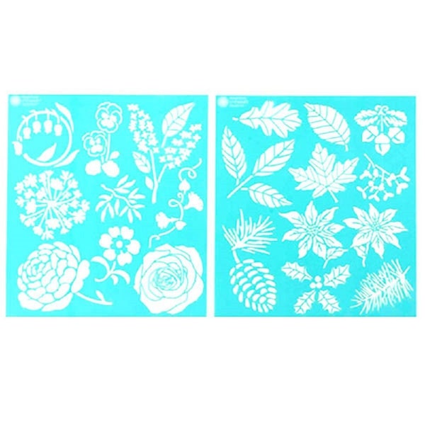 Glass Etching Flower Stencil - Etsy