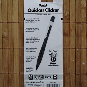 2 X Pentel Quicker Clicker Mechanical Pencils, Automatic Mechanical ...