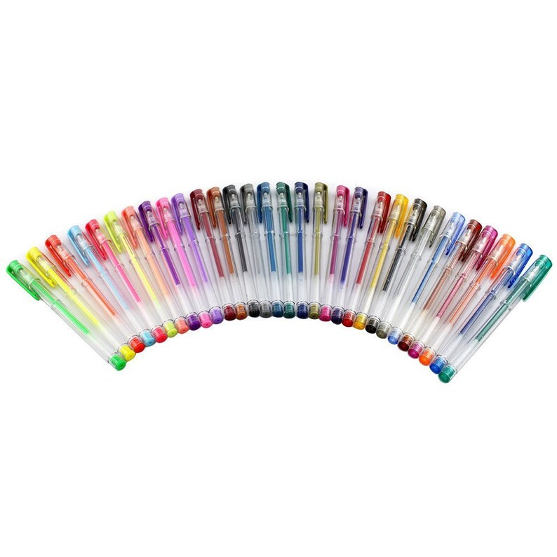 30 Coloring Gel Pens 0.7mm Adult Coloring Books Drawing - Etsy