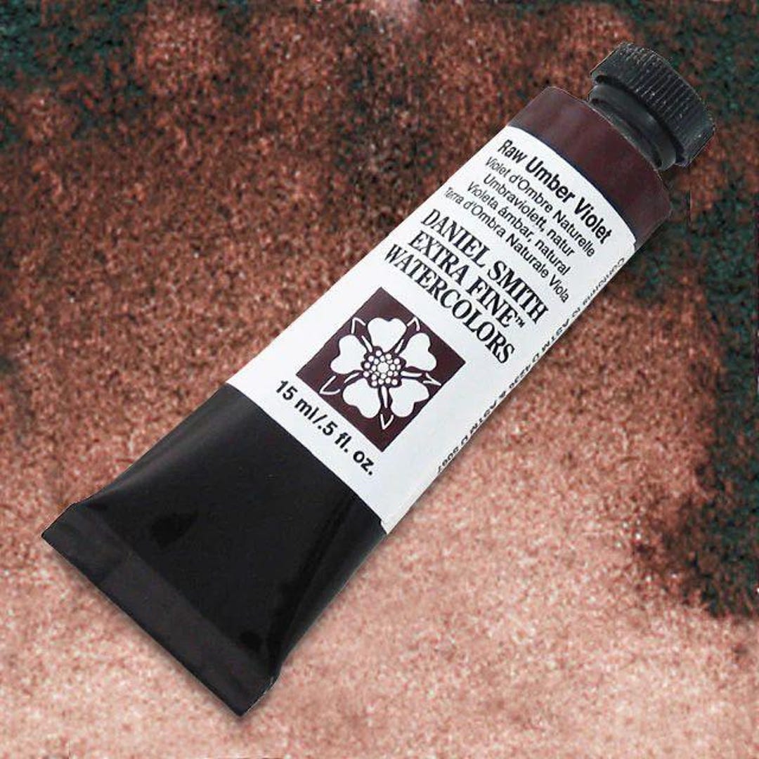 Daniel Smith Raw Umber Violet Watercolor Paint, 15ml Paint Tube, Daniel ...