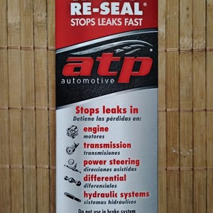 ATP AT-205 Re-seal Stops Leaks, Automotive, 8 Ounce Bottle; Seals and ...