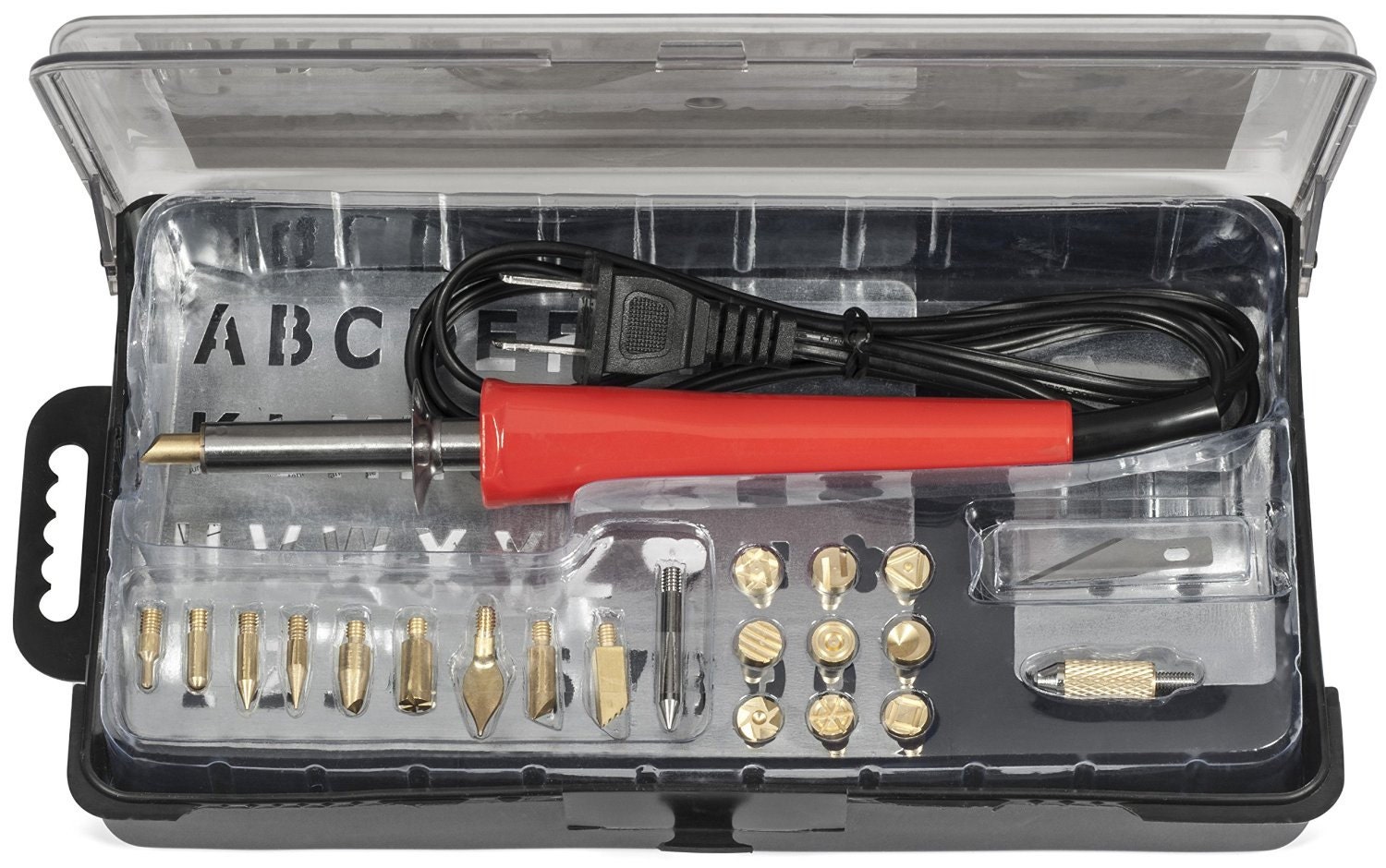 Wood Burning Pen 20 Tips and Stencil Woodburning Set - Etsy UK