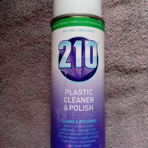 210 Plastic Cleaner / Polish Protects Isinglass, Plexiglas and Vinyl ...