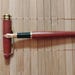 Classic Vintage Style Red Rosewood Fountain Pen, Medium 0.7mm Nib, Tip ...