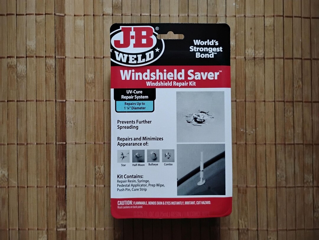 J-B Weld Windshield Glass Saver DIY Repair Kit, 2oz, 2100 - Etsy