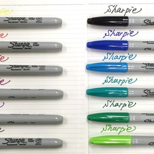 12 Color Sharpie Permanent Markers, Fine Point, Assorted, 12 Pack ...