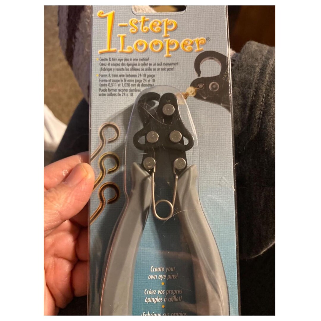 1 Step Jewelry Wire Looper 1.5mm Looping Pliers, 24-18 Gauge Craft Wire ...