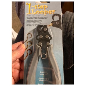 1 Step Jewelry Wire Looper; 3mm Looping Pliers 24-18 Gauge Craft Wire ...