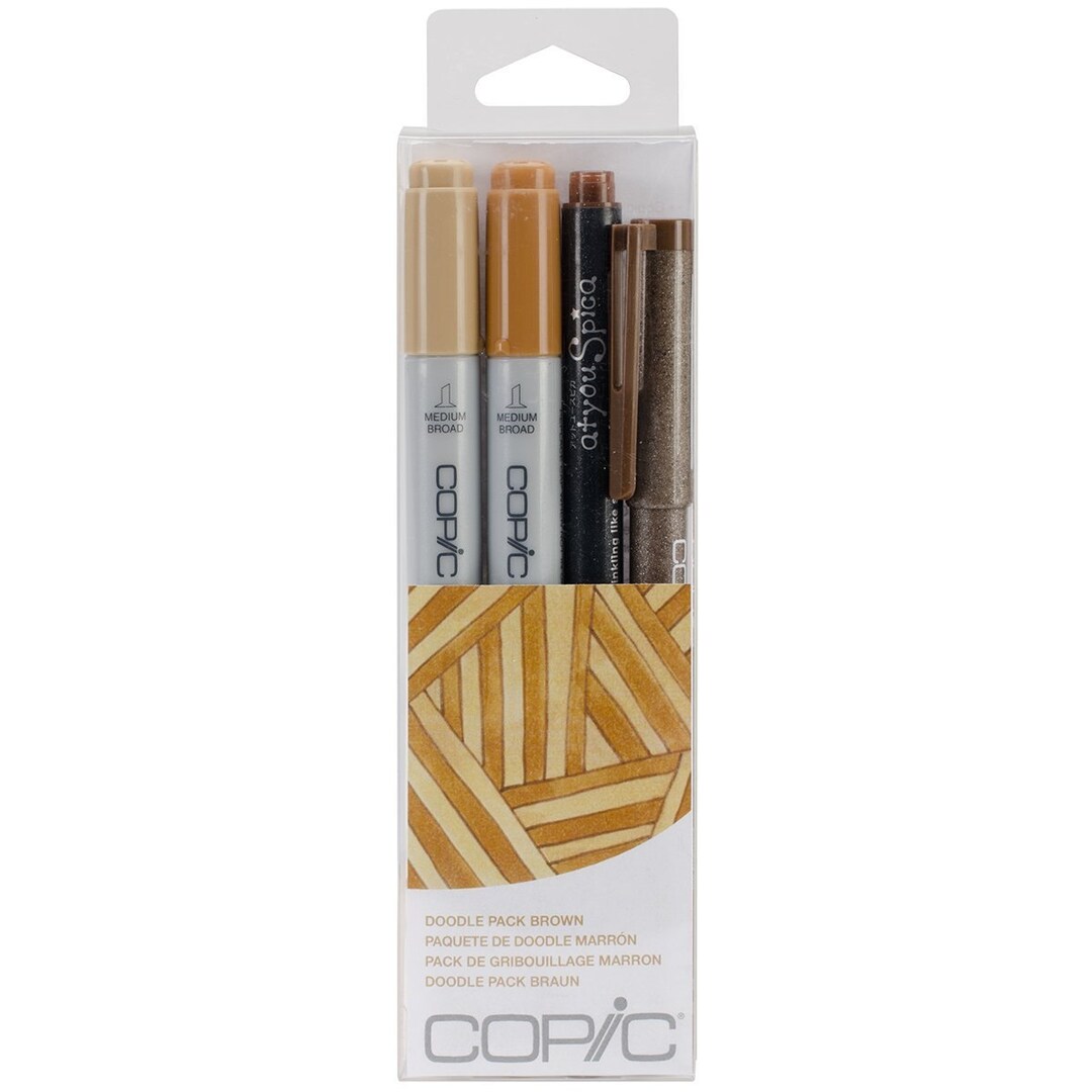 Browns; Copic Markers Ciao Artist Doodle Set; Copic Ciao Marker Doodle ...