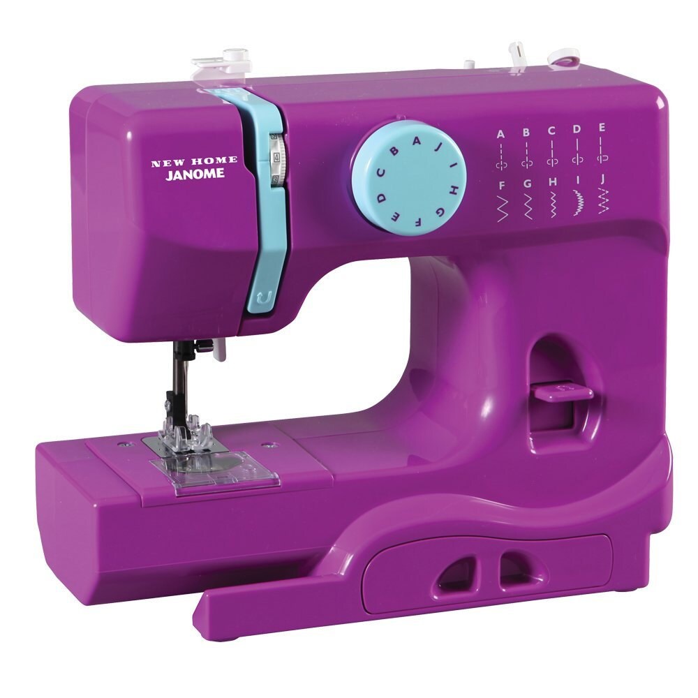 Janome New Home Portable Sewing Machine Purple Color 10 | Etsy