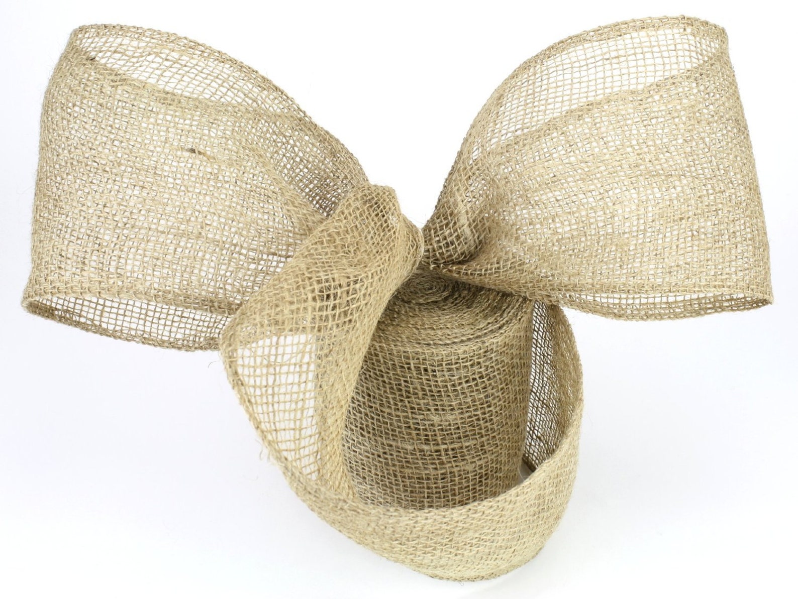 Burlap Ribbon Jute Canvas Natural Jute Burlap Ribbon Roll - Etsy