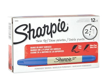 Color Sharpie Brush Tip Markers 4 Colors Red Green Blue