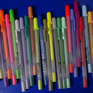 25 Sakura Gelly Roll Moonlight Gel Pens, 1.0mm Bold Point, Tip, Sakura ...