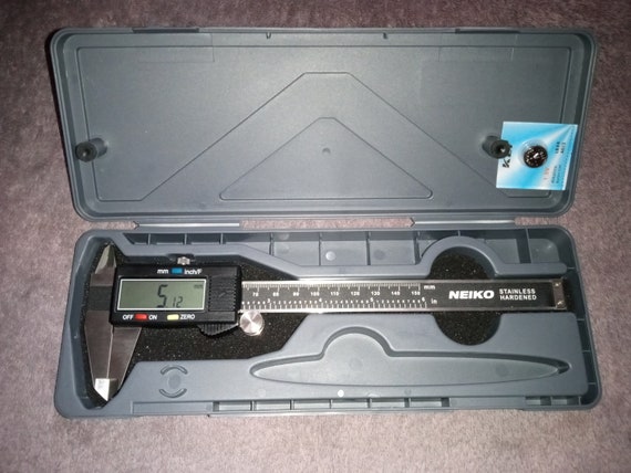 Neiko 01407A 0 6 0 150mm Electronic Digital Caliper Bead Measuring Tool Vernier Caliper Large LCD Screen Inch fraction mm Conversion Etsy Australia