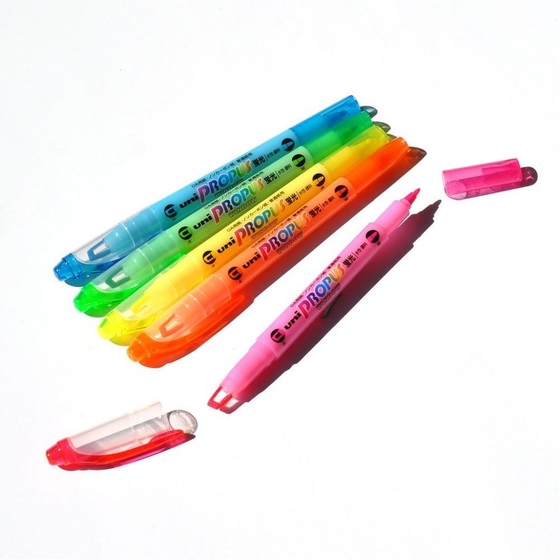 Uni High-tech Propus Window Highlighters, 5 Colors; Bible Study ...
