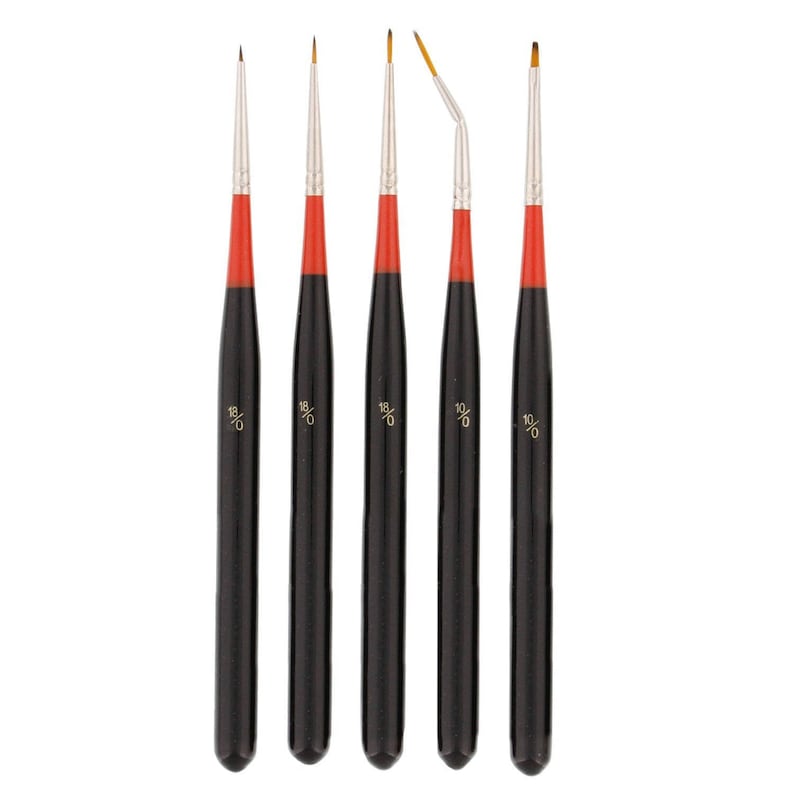 Micro Fine Detail Paint Brushes 5 Piece Set Precise Detail | Etsy