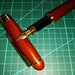 Classic Vintage Style Red Rosewood Fountain Pen, Medium 0.7mm Nib, Tip ...